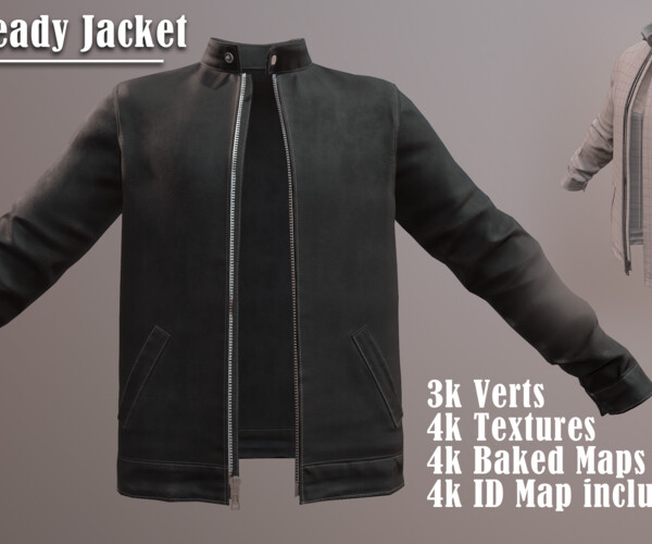 ArtStation - Jacket - Game Ready | Game Assets