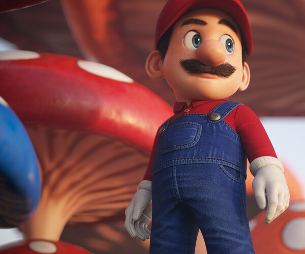 ArtStation - Super Mario Model, Mario, character, 3d model (Low Poly ...