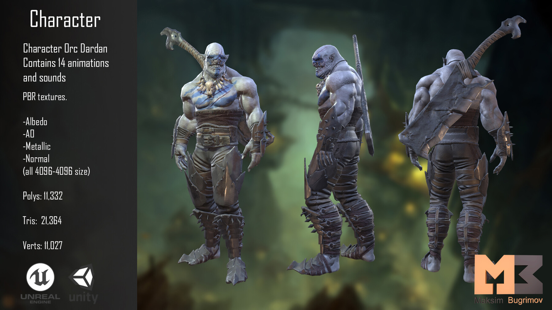 ArtStation - Orc Dardan | Game Assets