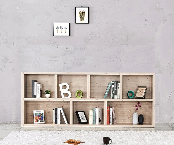 ArtStation - 2 tier wide bookshelf bookshelf | Resources