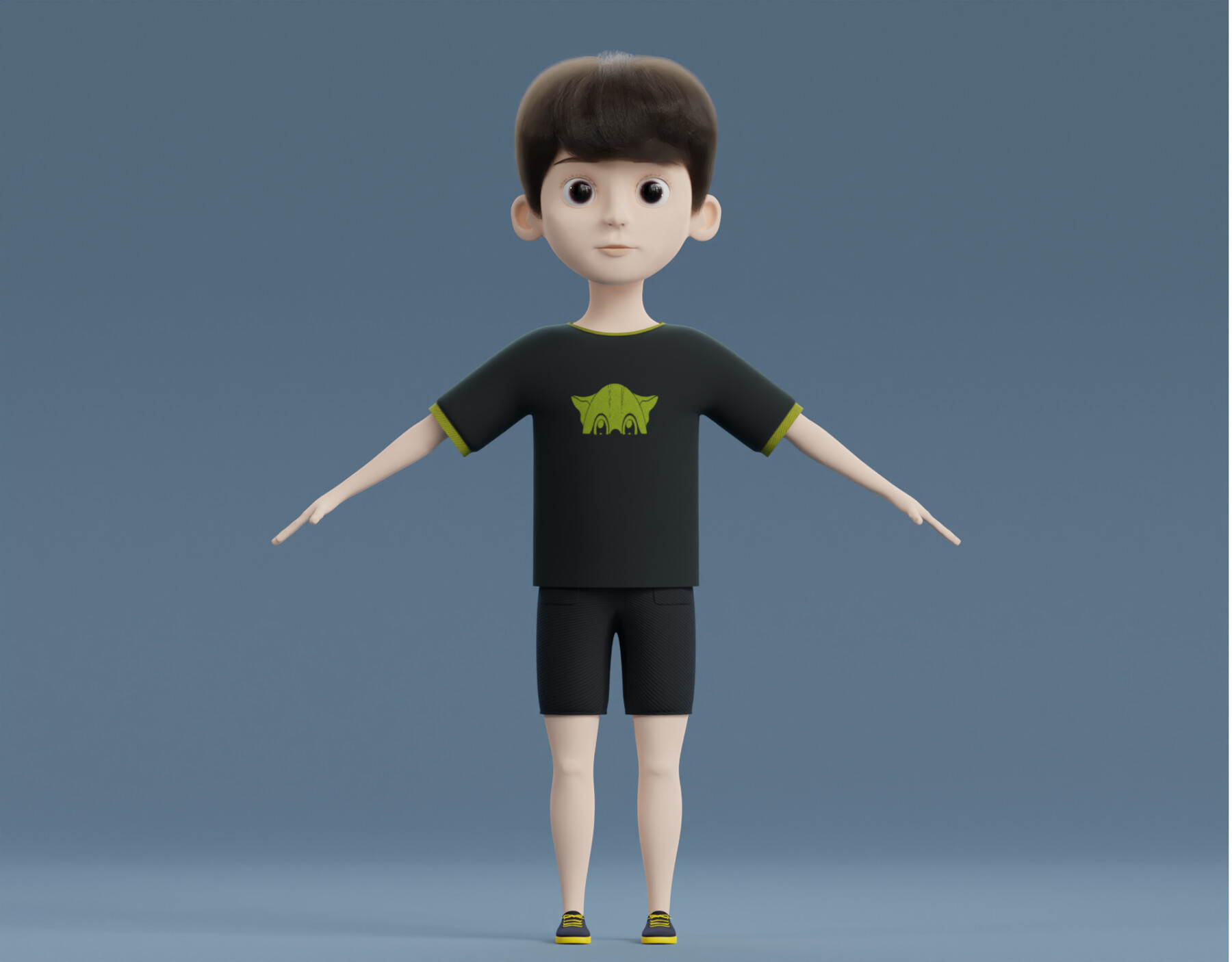 ArtStation - cartoon character boy 3D model | Resources