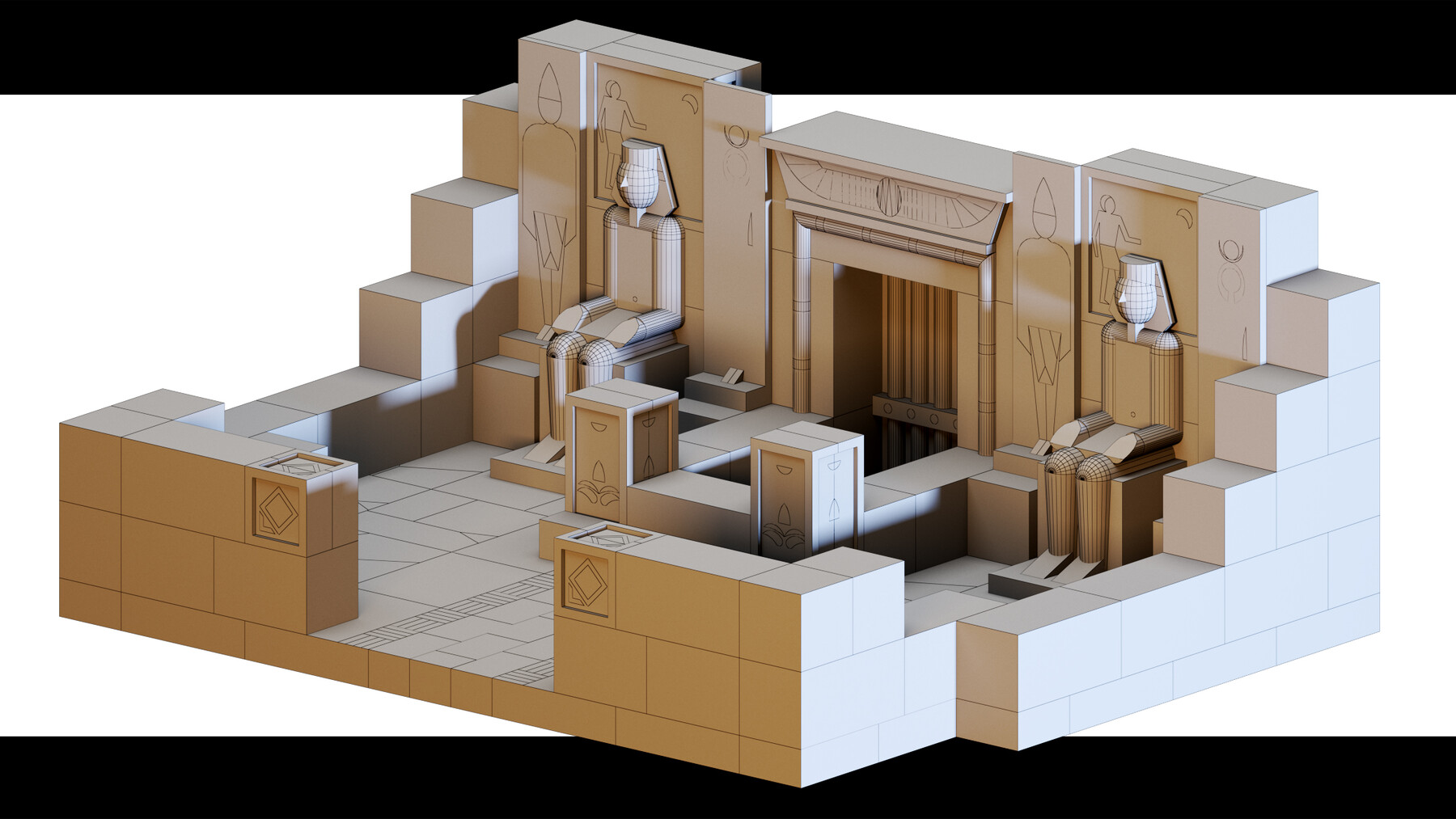 ArtStation - 19 Egyptian Tombs- 3d Model | Resources