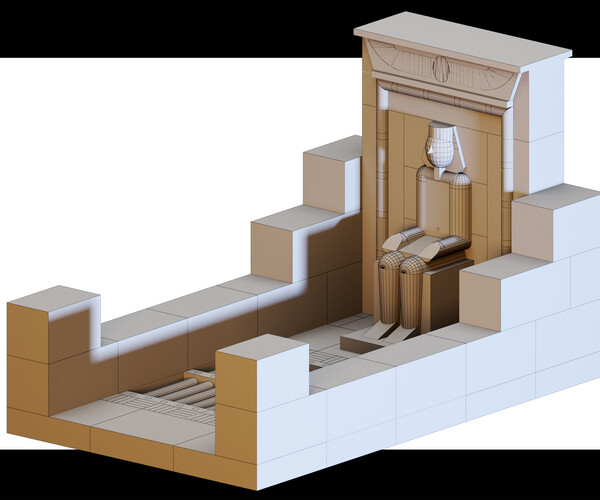 ArtStation - 19 Egyptian Tombs- 3d Model | Resources