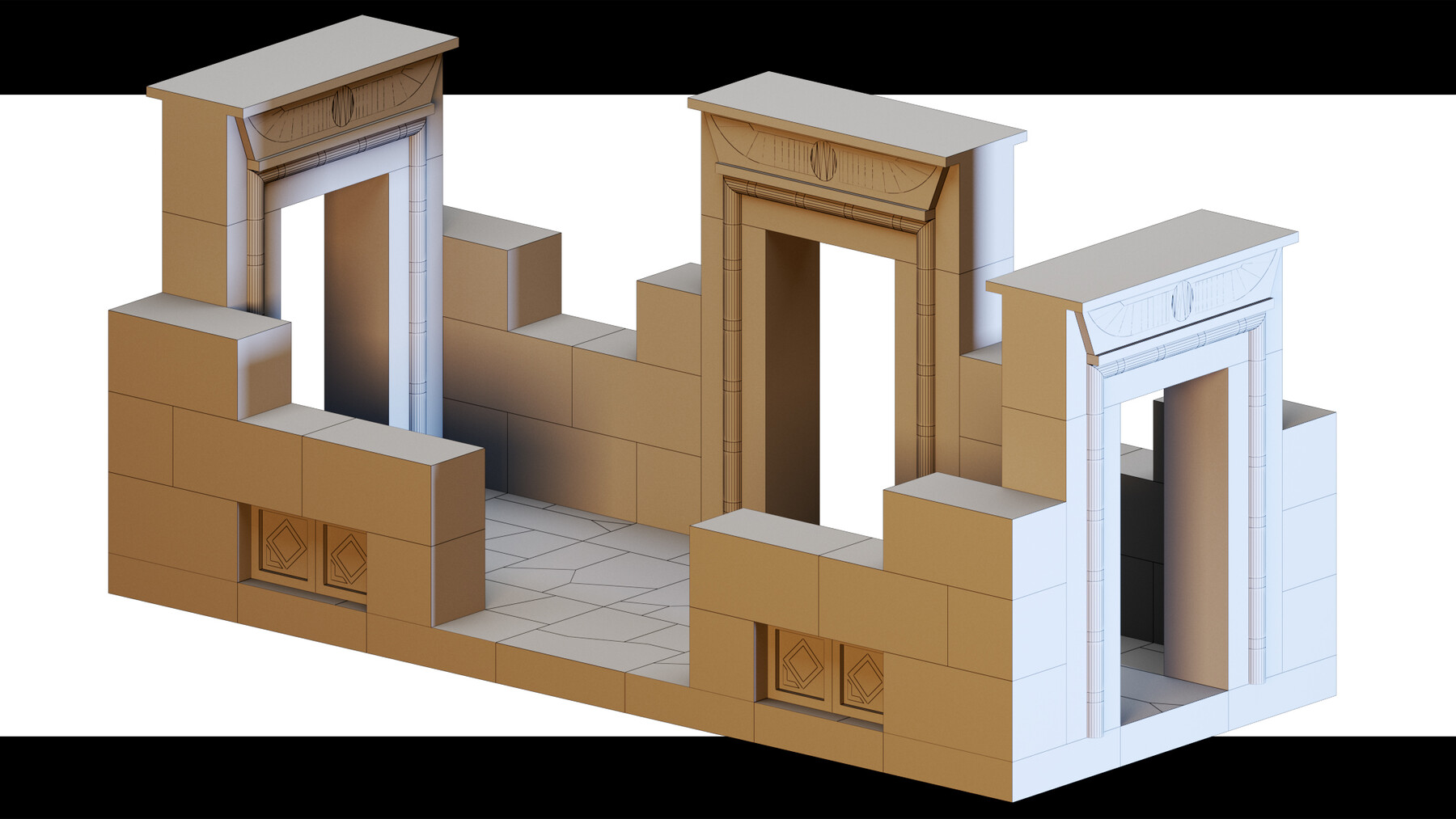 ArtStation - 19 Egyptian Tombs- 3d Model | Resources