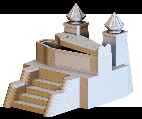 ArtStation - 19 Egyptian Tombs- 3d Model | Resources