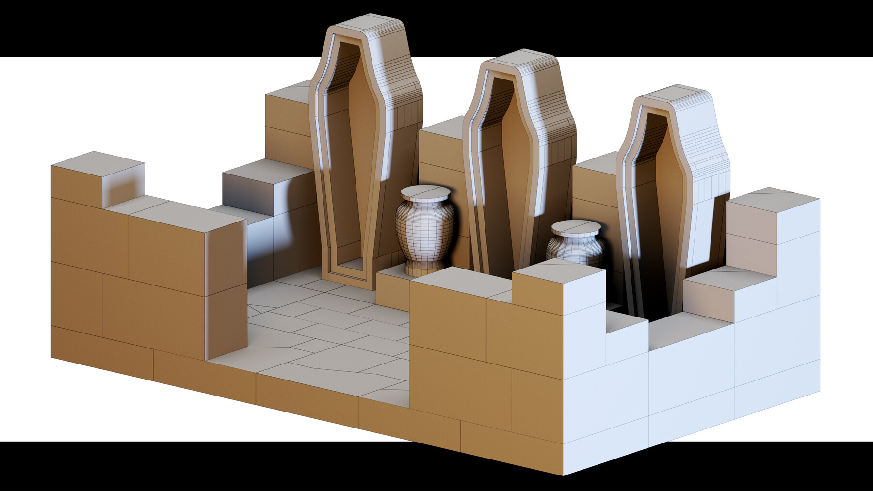 ArtStation - 19 Egyptian Tombs- 3d Model | Resources