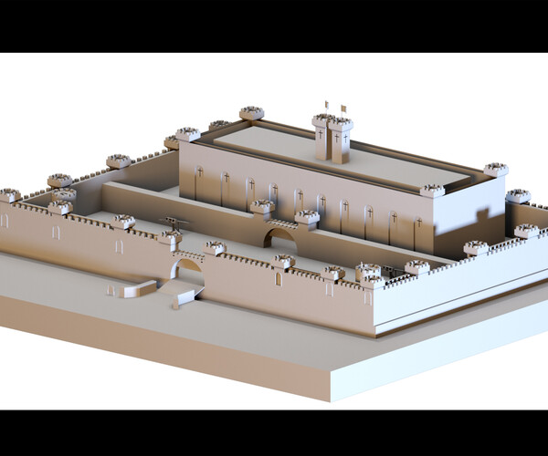 ArtStation - 4 Fort- 3d Model | Resources
