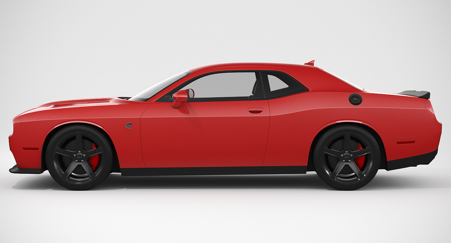 ArtStation - Dodge Challenger SRT Hellcat 2018 | Resources