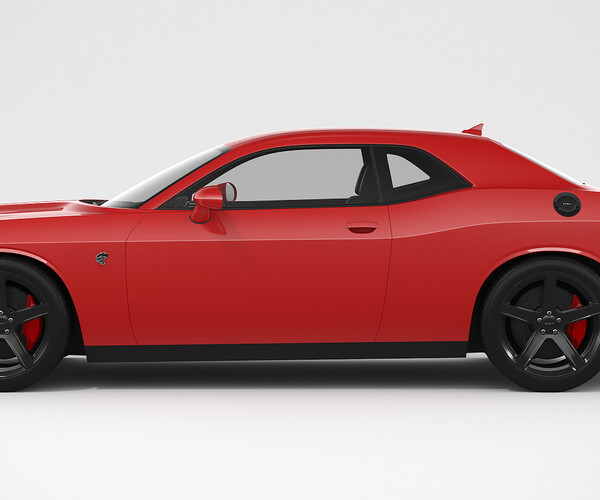 ArtStation - Dodge Challenger SRT Hellcat 2018 | Resources