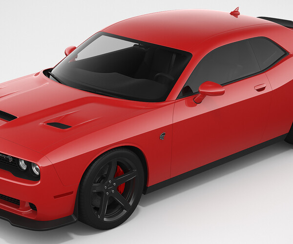 ArtStation - Dodge Challenger SRT Hellcat 2018 | Resources