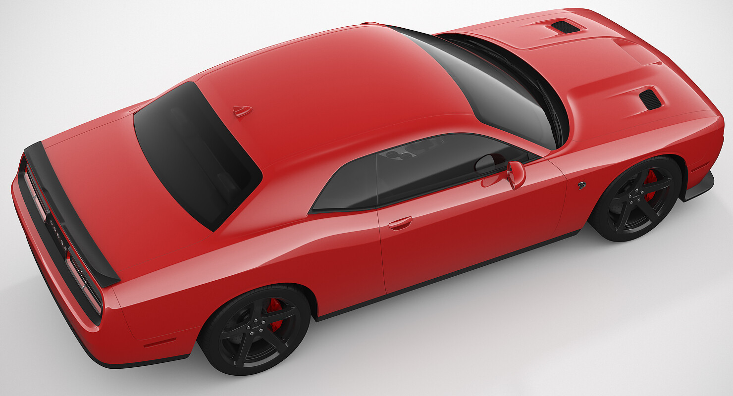 ArtStation - Dodge Challenger SRT Hellcat 2018 | Resources