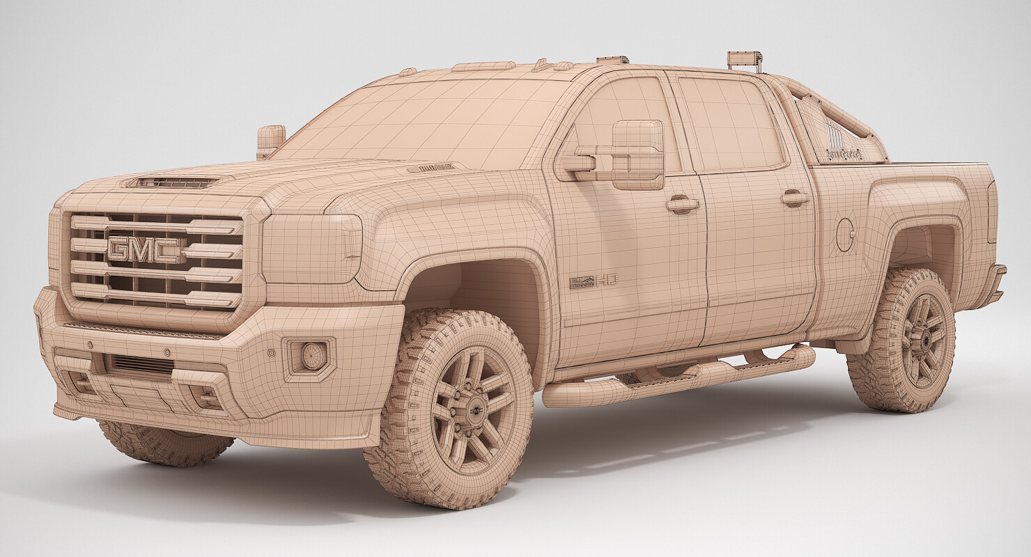 ArtStation - 2018 GMC Sierra 2500HD All Terrain X | Resources