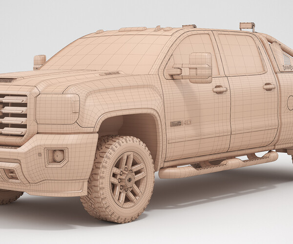 ArtStation - 2018 GMC Sierra 2500HD All Terrain X | Resources