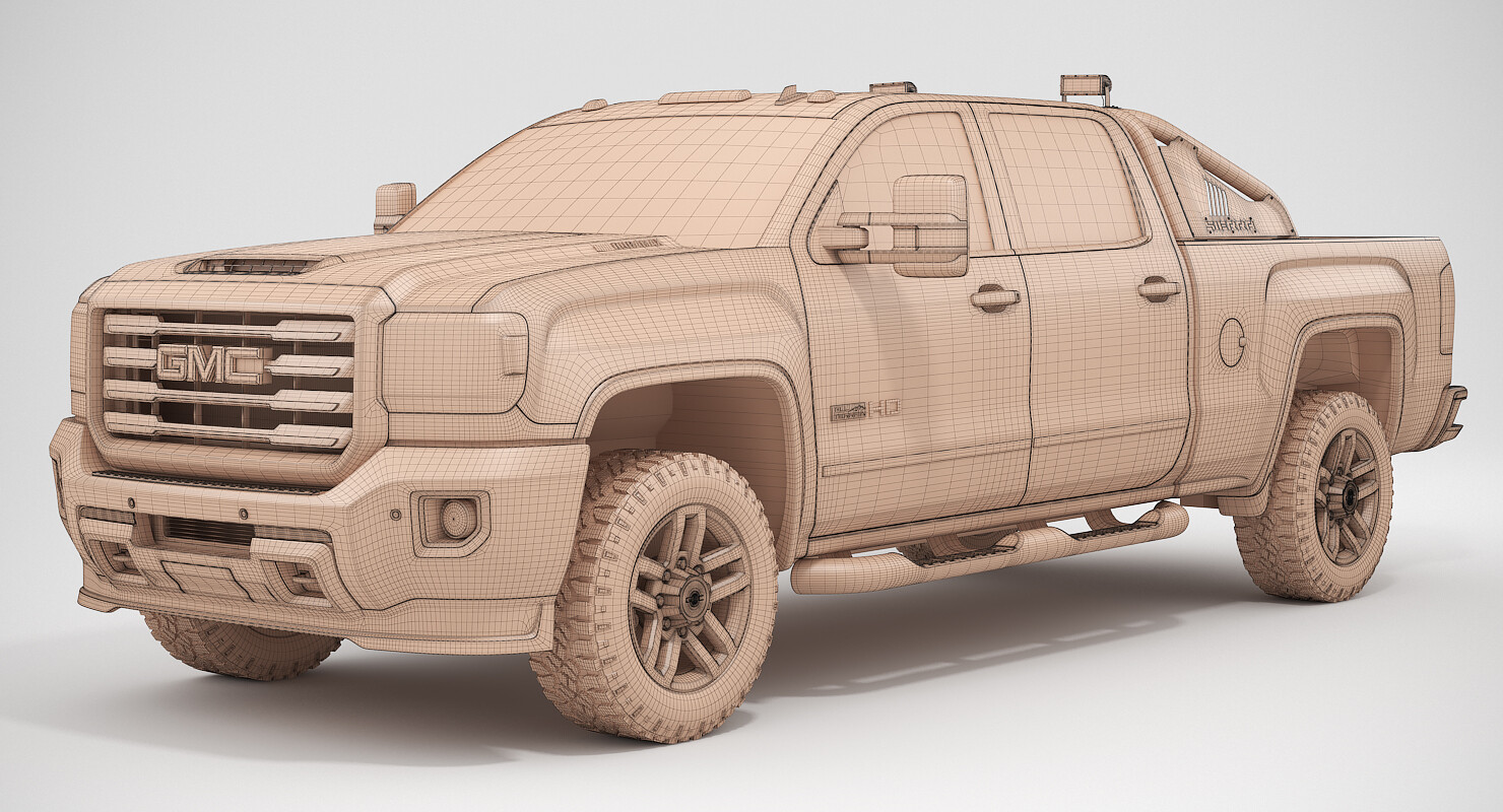 ArtStation - 2018 GMC Sierra 2500HD All Terrain X | Resources