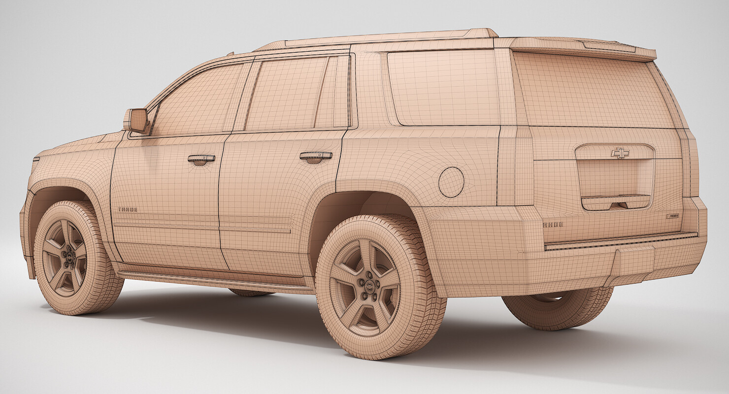 ArtStation - Chevrolet Tahoe 2018 | Resources