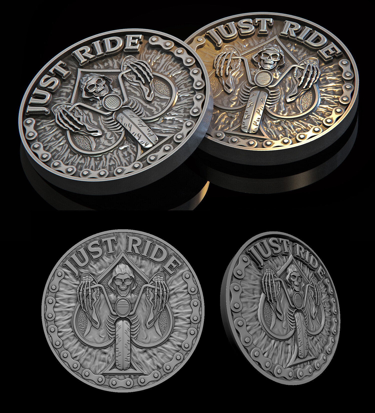 ArtStation - Fiber Laser Coin Set - Combo 02 | Resources