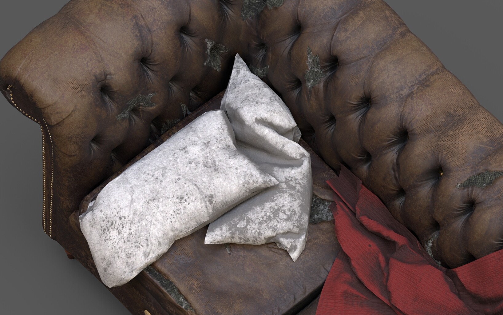 ArtStation - Busted Sofa | Game Assets