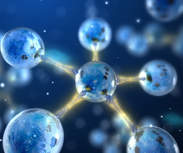 ArtStation - Technology Electronics Medicine Microorganism Abstract ...