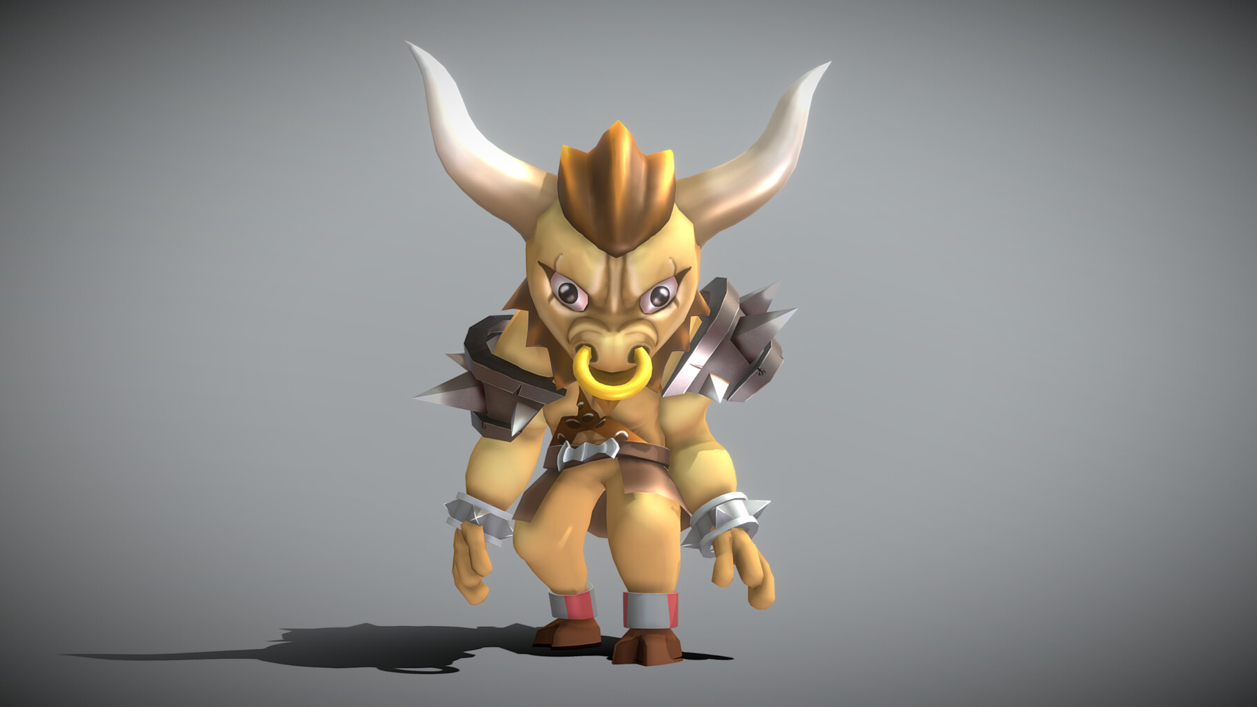 ArtStation - Cartoon Minotaur | Game Assets
