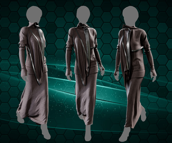 ArtStation - ATS - Fashion - Clothing - SDP7V5- Marvelous / CLO Project ...