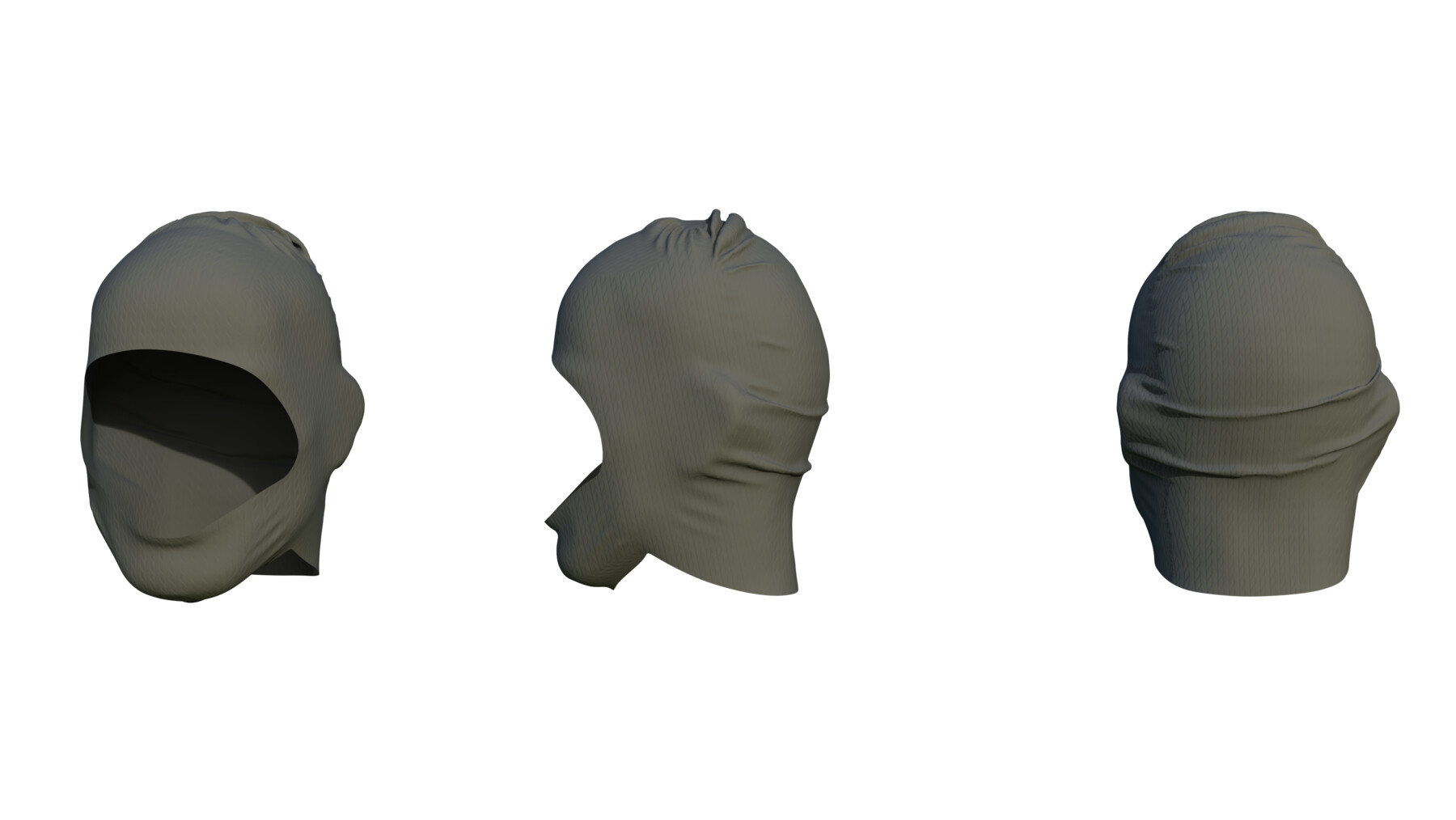 ArtStation - Face Mask Low Poly With UV Vol 3 | Game Assets