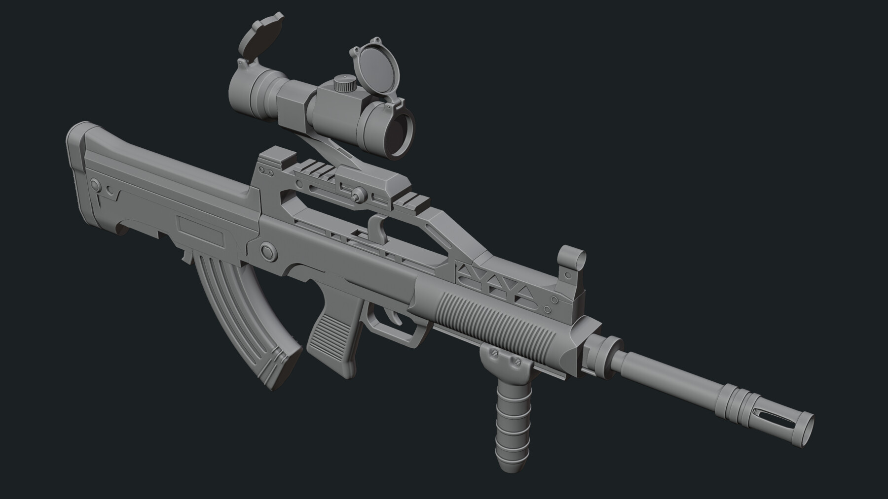 ArtStation - QBZ 95 Gun | Game Assets