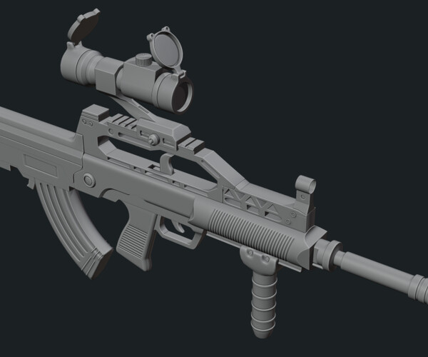 ArtStation - QBZ 95 Gun | Game Assets