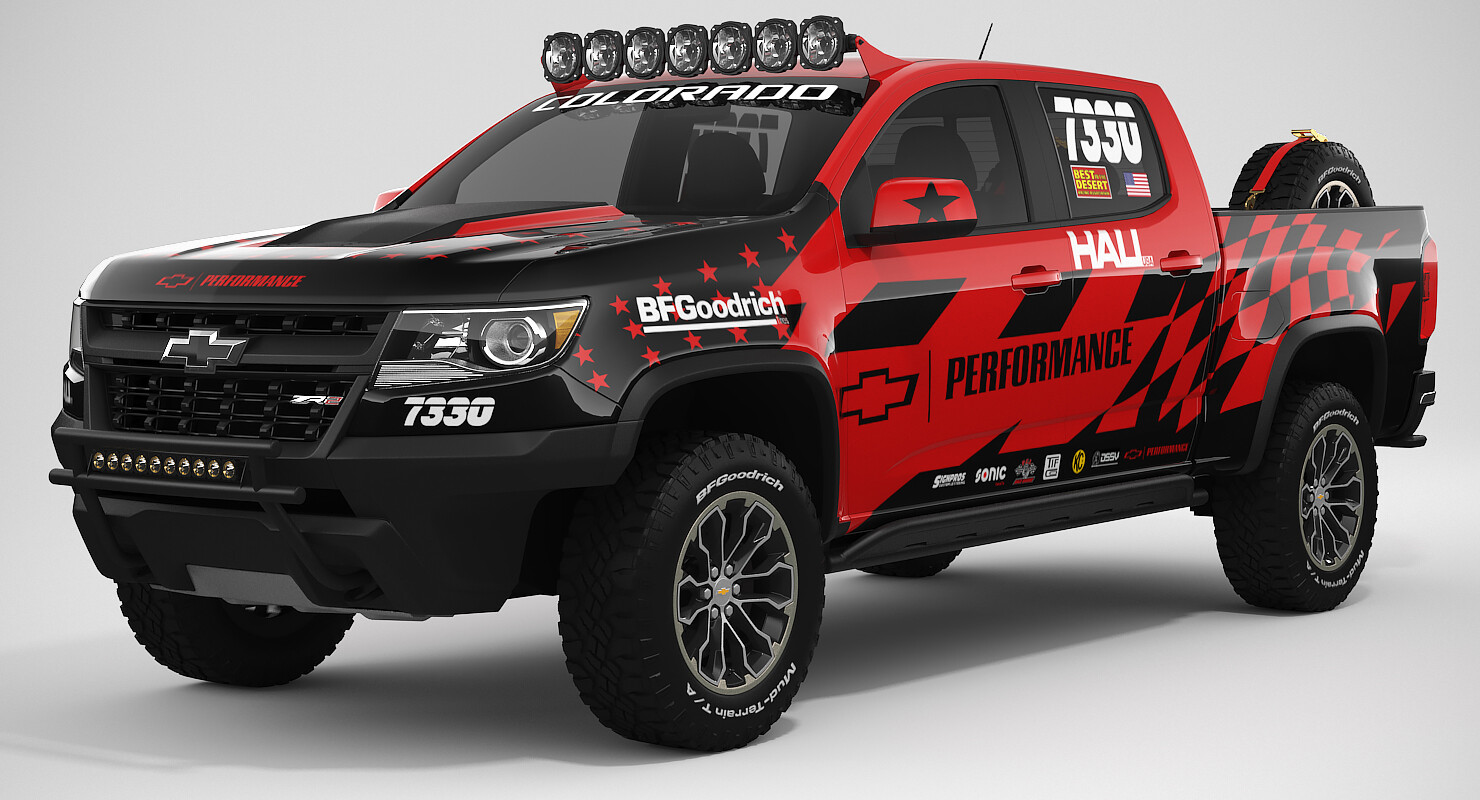 ArtStation - Chevrolet Colorado ZR2 2018 Racing | Resources