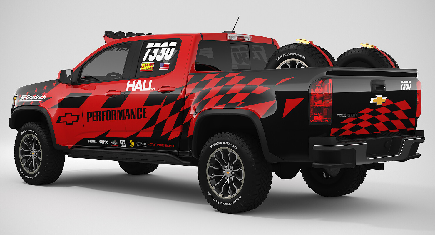 ArtStation - Chevrolet Colorado ZR2 2018 Racing | Resources