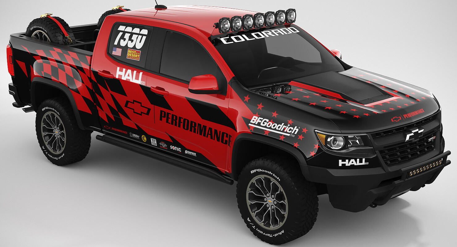 ArtStation - Chevrolet Colorado ZR2 2018 Racing | Resources