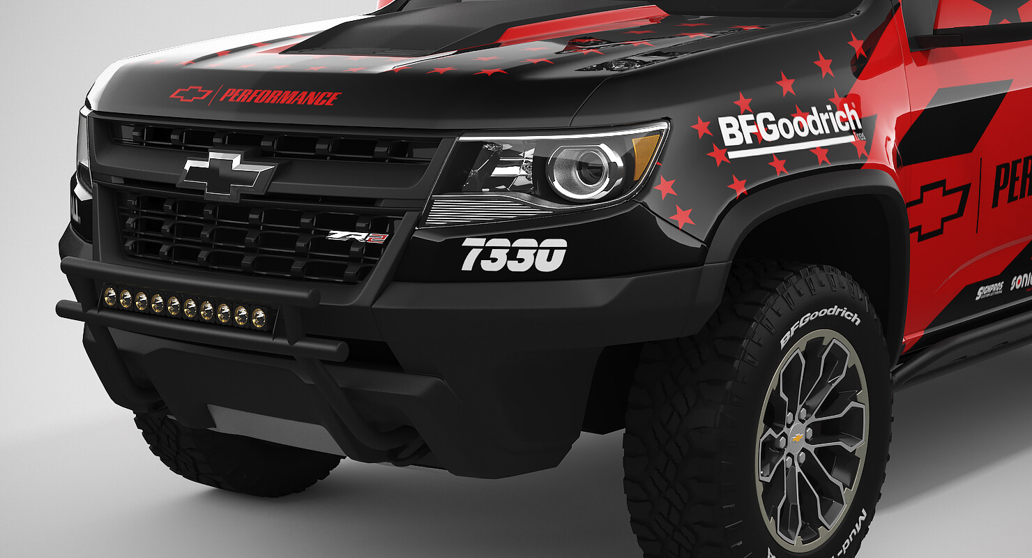 ArtStation - Chevrolet Colorado ZR2 2018 Racing | Resources