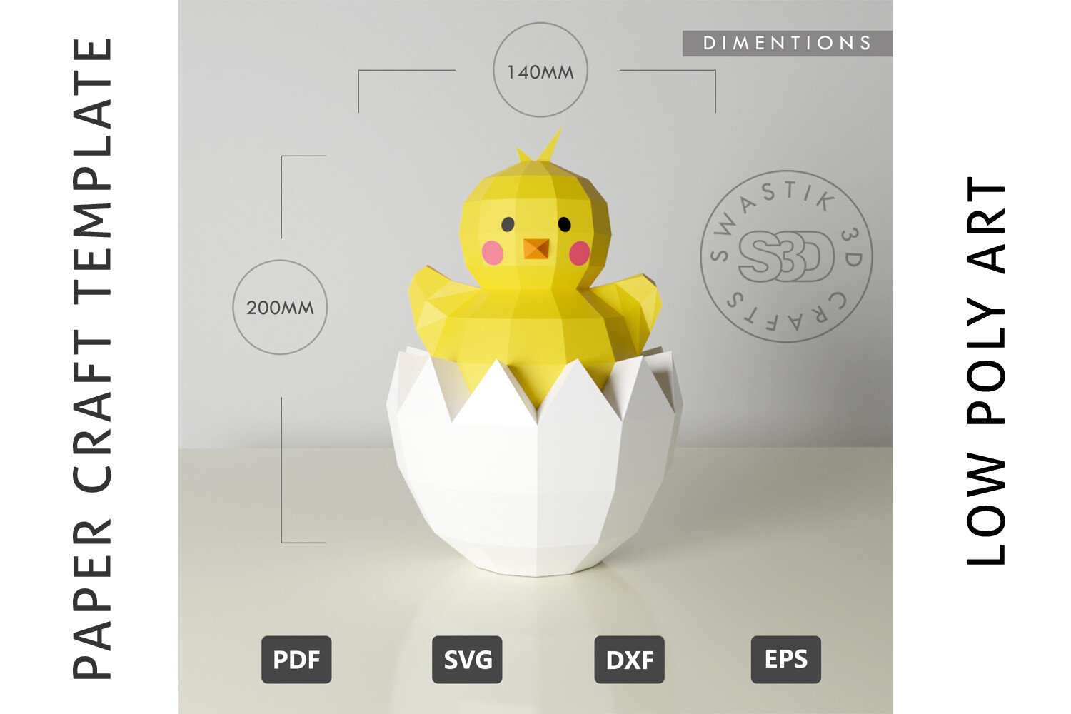 ArtStation - PDF Template of Chick in Egg / Baby Chick in egg ...