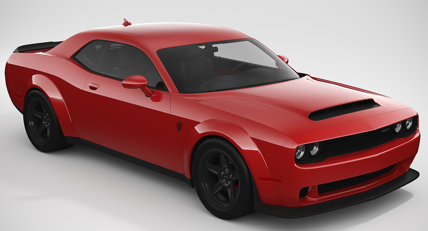 ArtStation - Dodge Challenger Demon 2018 | Resources