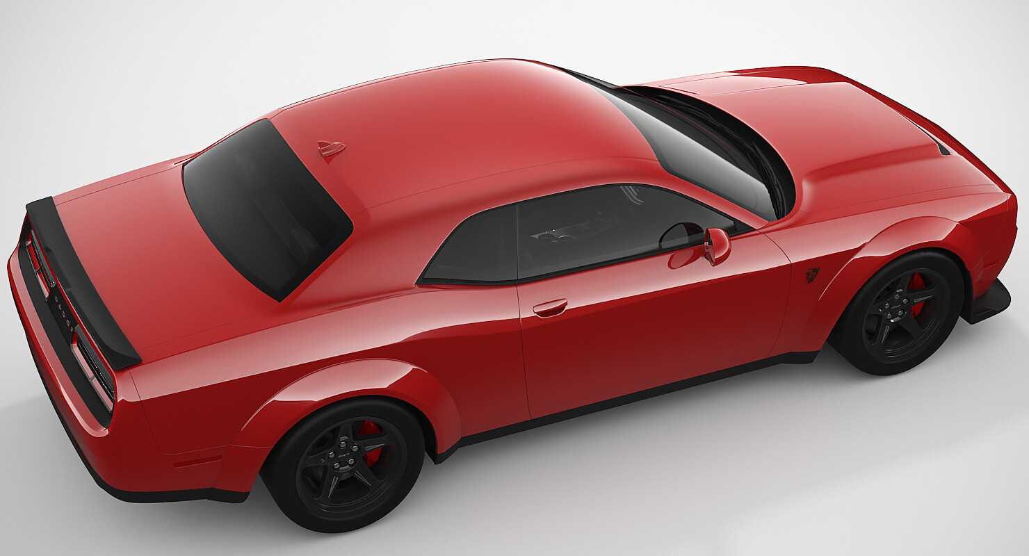 ArtStation - Dodge Challenger Demon 2018 | Resources