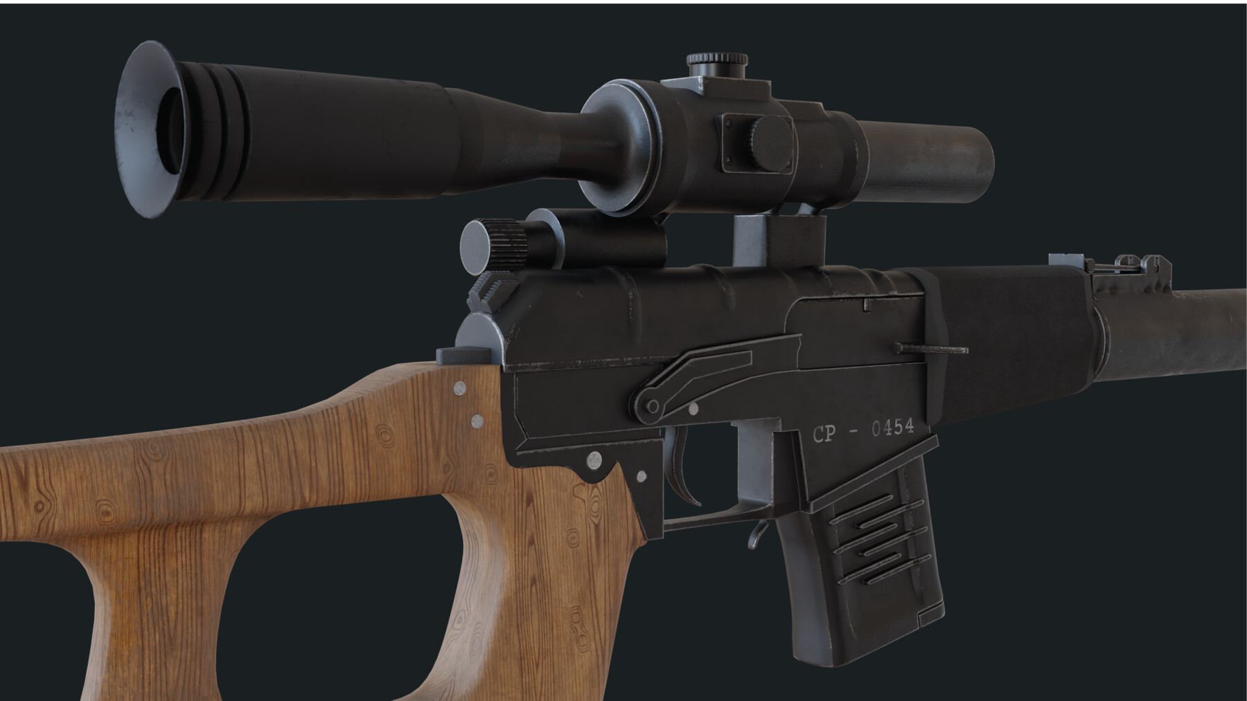 ArtStation - VSS Vintorez Gun | Game Assets
