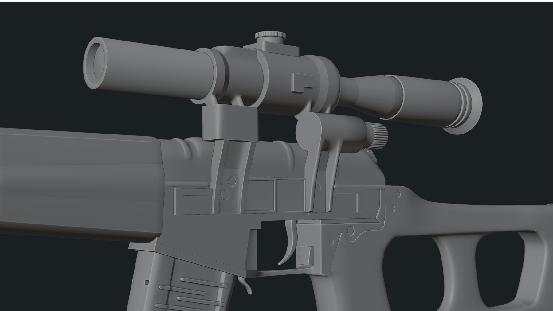 ArtStation - VSS Vintorez Gun | Game Assets