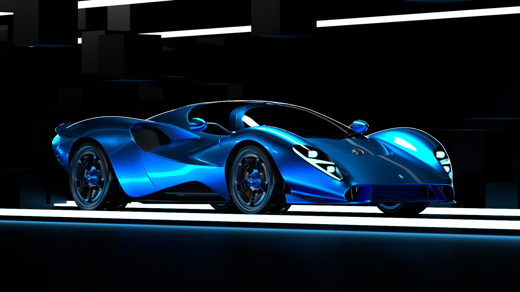 ArtStation - De Tomaso P72 || 2020 | Resources