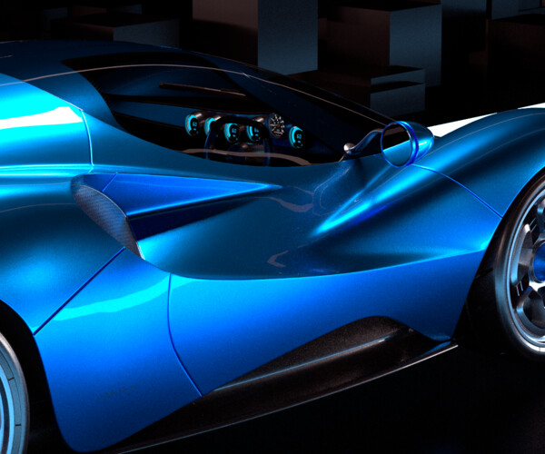 ArtStation - De Tomaso P72 || 2020 | Resources