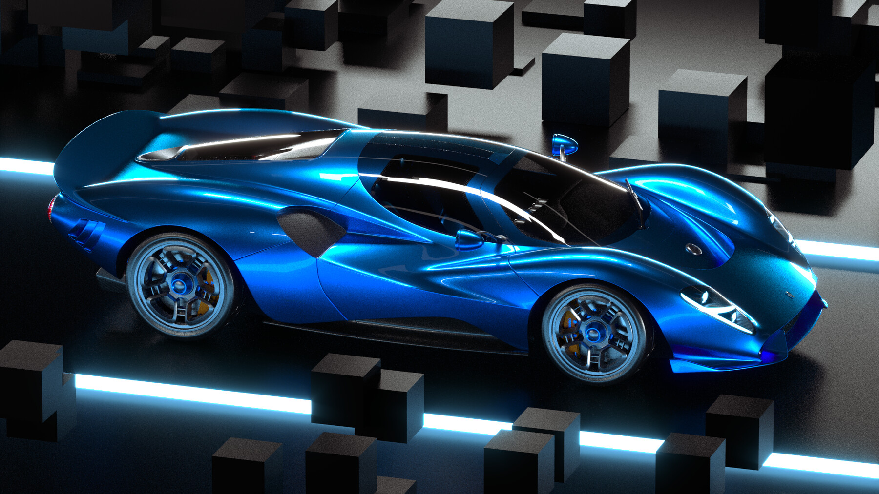 ArtStation - De Tomaso P72 || 2020 | Resources