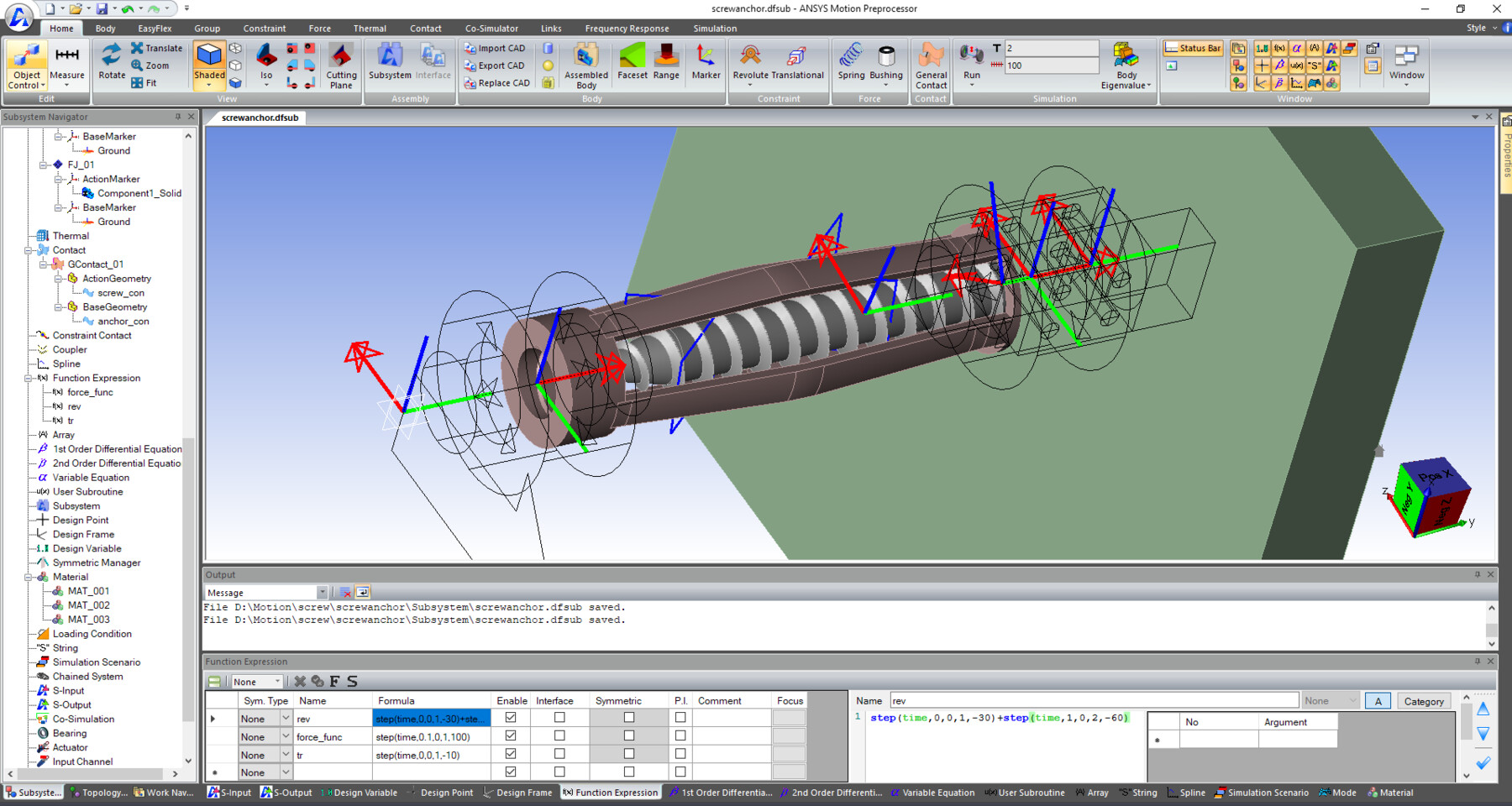 ArtStation - Screw Anchor Plastic FEA Simulation | Resources
