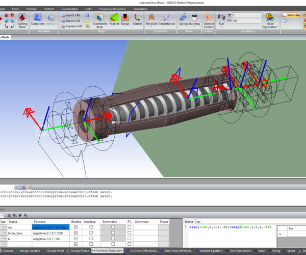 ArtStation - Screw Anchor Plastic FEA Simulation | Resources