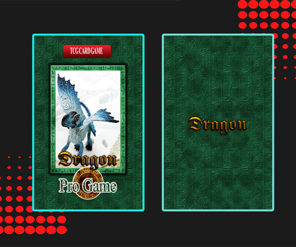 ArtStation - TCG card template PSD V4 | Game Assets