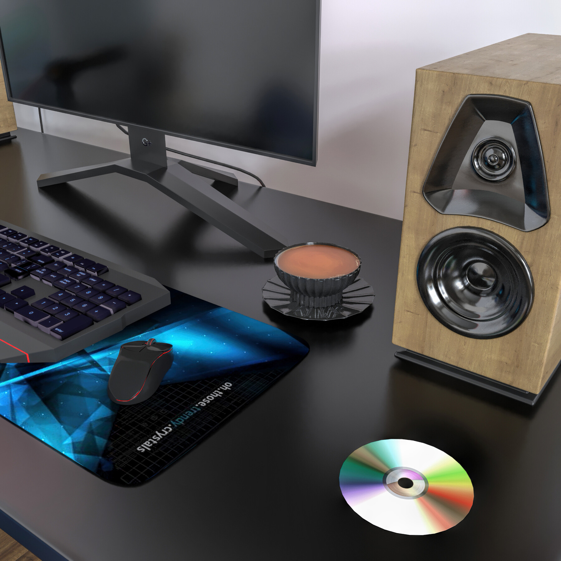 ArtStation - pc game room | Game Assets