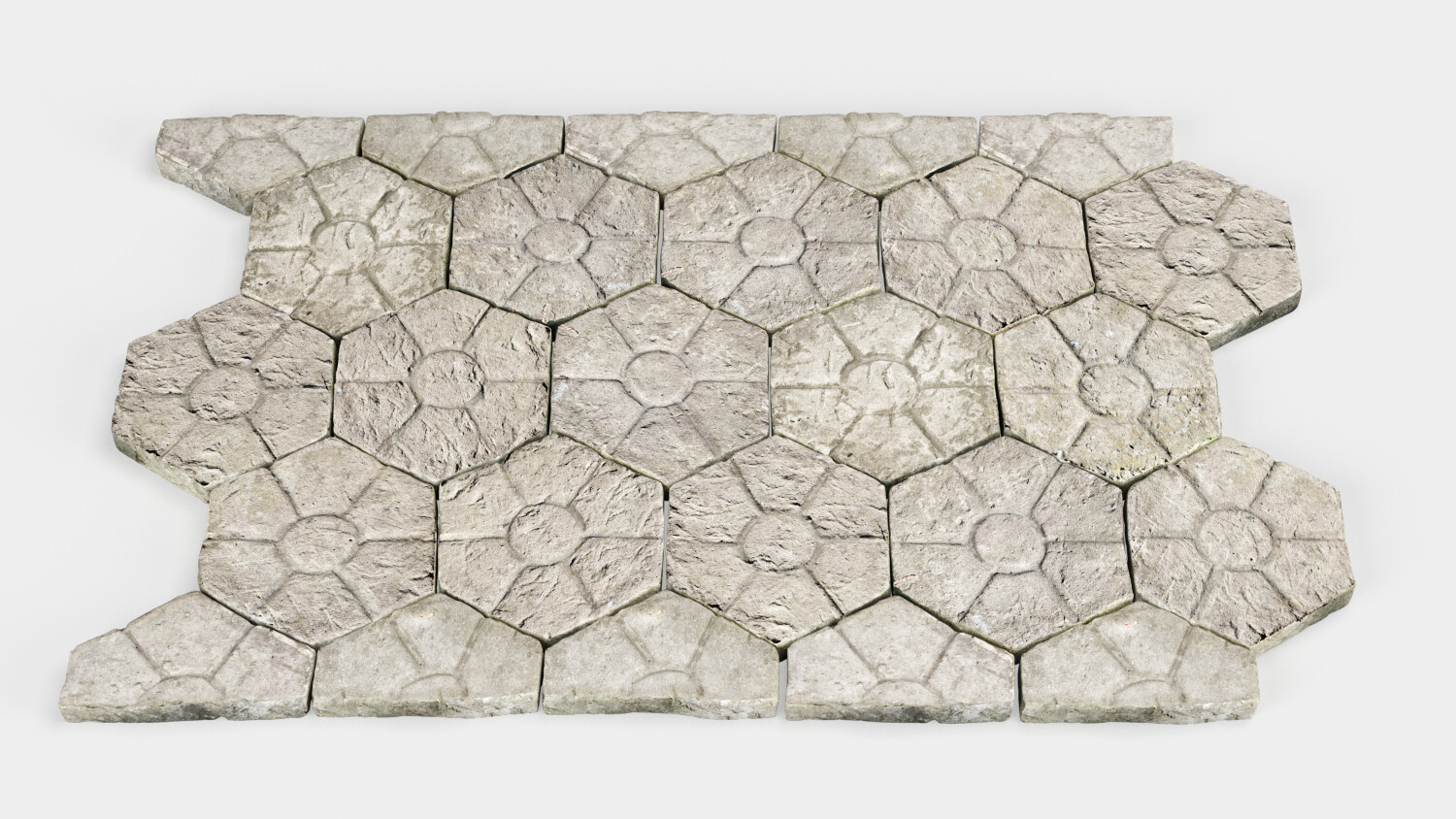 ArtStation - Stone tile pavement 3D model | Resources