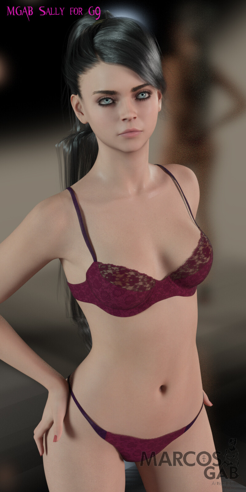 ArtStation - MGAB Sally for Genesis 9 | Resources