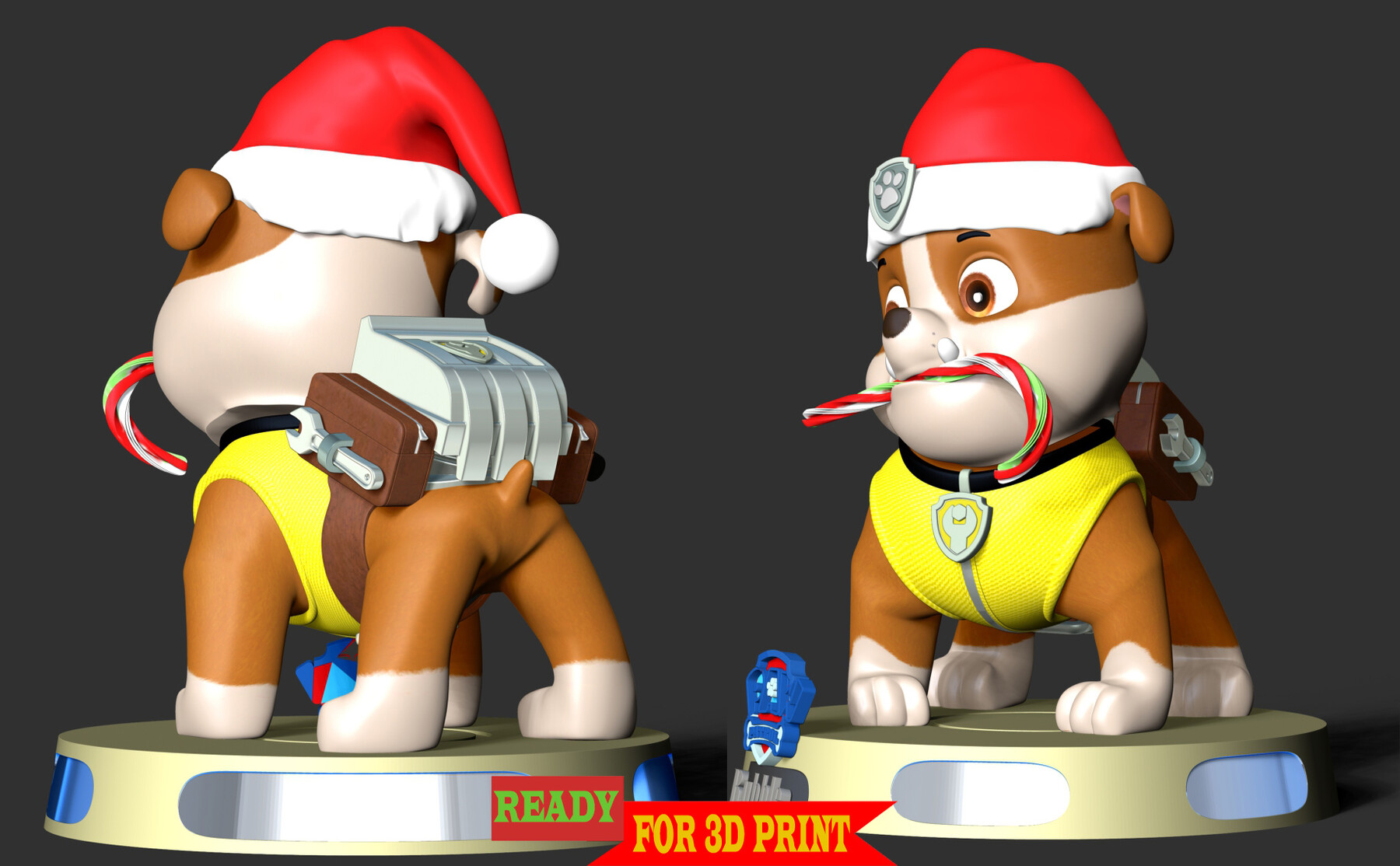 ArtStation - Rubble Paw Patrol - Merry Christmas | Resources ArtStation - Rubble Paw Patrol - Merry Christmas | Resources