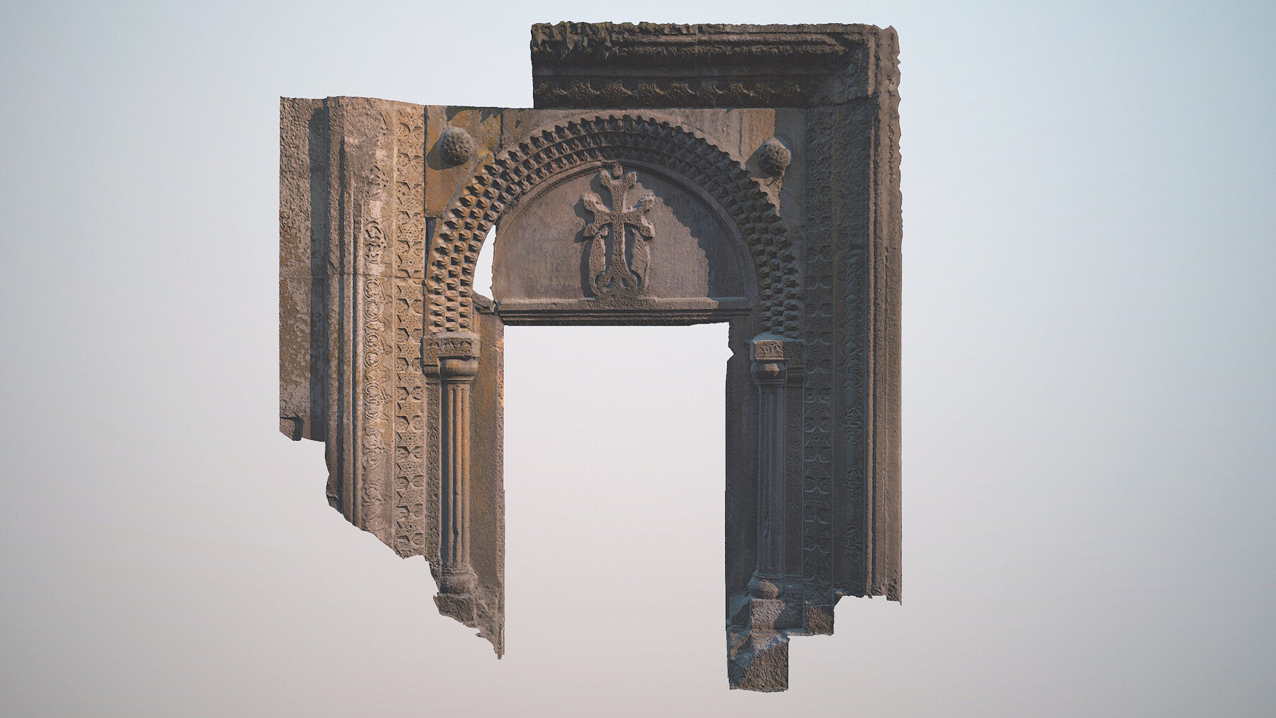 ArtStation - Medieval Armenian monastery portal 3D model | Resources