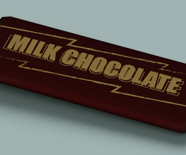 ArtStation - CHOCOLATE BAR LOW POLY GAME READY | Game Assets
