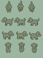 ArtStation - Pixel Dog Aimations 2 | Game Assets