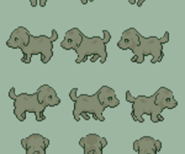 ArtStation - Pixel Dog Aimations 2 | Game Assets